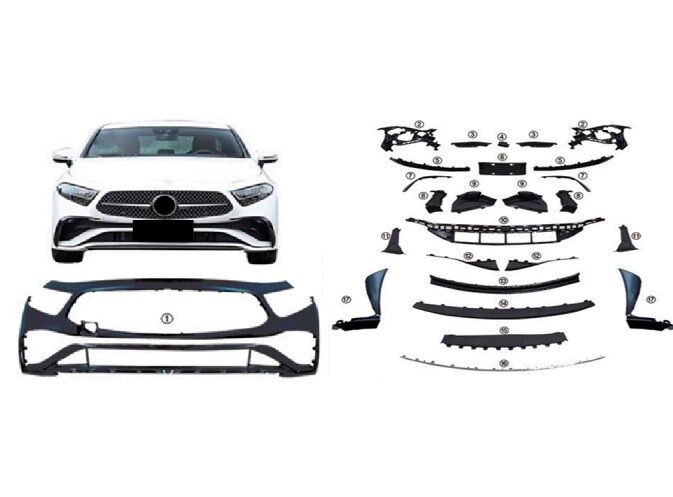 HYMTUNİNG - MERCEDES CLS SERİSİ W257 CLS 53 AMG ÖN TAMPON + PANJUR 2022 ...